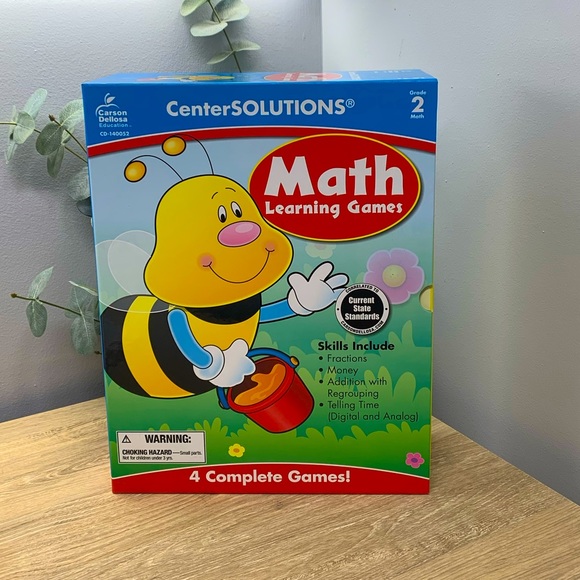 Carson Dellosa | Games | Carson Dellosa Grade 2 Math Learning Games ...